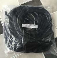 China PE Spiral Wrapping Bands Cable Management Black White Computer Cable Wire Manager for sale