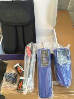 China STP RJ11 Rj45 Cable Crimping Tool Blue Network Lan Cable Tester for sale