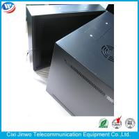 China Double Section 12U Wall Mounted CCTV Cabinet 19 Inch Recessed Type for sale