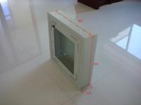 China Recessed Type Wall Mount Network Cabinet Glass Door 19 Inch for sale