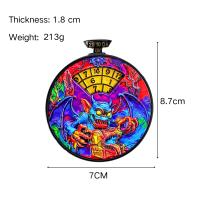 China Dual-Sided 3D Epic Dragon/Battle Relief Metal Dice Spinner with Press-to-Spin Mechanism and Zinc Alloy Construction for sale