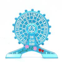 China Premium Zinc Alloy Metal Ferris Wheel Dice Spinner with 7-in-1 Dice Functionality and High-Speed Silent Bearing for sale