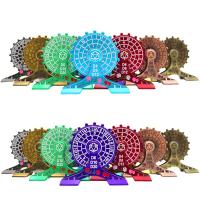 China Luxury Zinc Alloy Metal Ferris Wheel Dice Spinner with Silent Bearing and 7-Piece Dice Functionality for DND RPG Games for sale