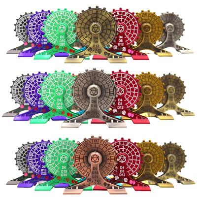 China Premium Zinc Alloy Metal Ferris Wheel Dice Spinner with 7-in-1 Dice Functionality and High-Speed Silent Bearing for sale