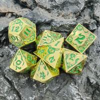 China Premium Zinc Alloy Polyhedral Dice Set for DND Gaming - Customizable Size & Eco-Friendly for sale