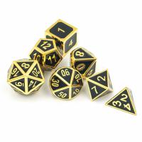 China Customized Color Zinc Alloy Metal Dice Set 16mm-20mm for DND Game for sale
