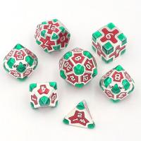 China Zinc Alloy Metal Dice with Electroplating Finish and Customized Logo for Role-Playing Games for sale