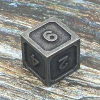 China Custom 6mm Mini Zinc Alloy Polyhedral Metal Dice Set with Soft Hand Feeling for DND RPG Games for sale