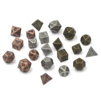 China In Stock Mini Zinc Alloy Metal Dice Set 6mm Size with Customized Logo for D&D & RPG for sale