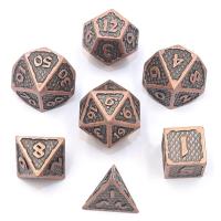 China Customizable Logo Zinc Alloy Metal Dice Set - 7-Piece Polyhedral DND Dice Set for sale