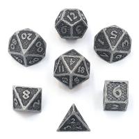China Wholesale Zinc Alloy Mini Dragon Scale Metal Dice Set with Custom Logo for DND Games for sale
