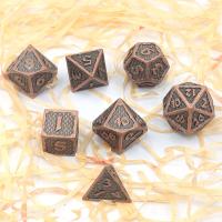 China Wholesale Zinc Alloy Mini Dragon Scale Metal Dice Set with Custom Logo for DND Games for sale