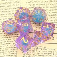 China Customizable Color and Logo Resin Dice Set with Polyhedron Design for DND and Tabletop RPG Games for sale