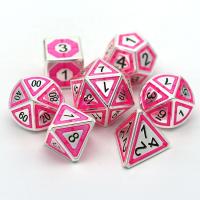 China Solid Zinc Alloy Metal Dice Set for DND Tabletop Games with Multiple Colors and Factory Direct Price for sale