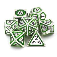 China Solid Zinc Alloy Metal Dice Set for DND Tabletop Games with Multiple Colors and Factory Direct Price for sale