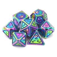 China Solid Zinc Alloy Metal Dice Set for DND Tabletop Games with Multiple Colors and Factory Direct Price for sale