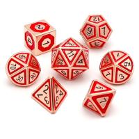 China Solid Zinc Alloy Metal Dice Set for DND Tabletop Games with Multiple Colors and Factory Direct Price for sale