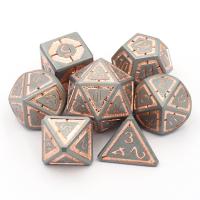 China Hot Sale Zinc Alloy Metal Dice Set - Multi-color Optional Polyhedral Dice for DND Games in 14-20mm Size for sale