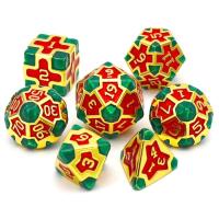 China Customized Logo Zinc Alloy Metal Dice Set D4-D20 for Role-Playing Board Games for sale