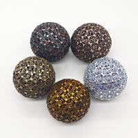 China Customized Color Brass Material D100 Dice for DND RPG Hollow Spherical Dice for sale
