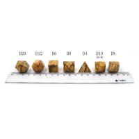 China Customized Size Resin Material DND Game Playing Polyhedron Dice Set for RPGs for sale