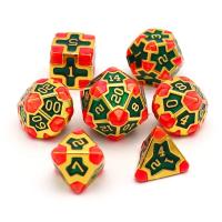 China Customized Color Zinc Alloy Metal Dice Set 14-20mm for DND Games for sale