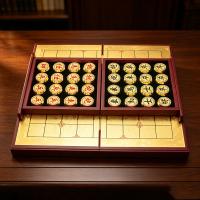 China Professional Zinc Alloy Chinese Chess Set with Foldable Design and Customized Logo for Game Store Wholesale for sale