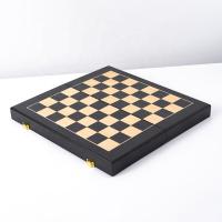 China Foldable International Chess Set with Lightweight Aluminum Alloy Pieces and Customized Logo for Travel & Home Decoration for sale
