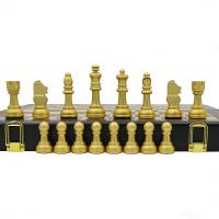 China Portable Foldable Design Lightweight Aluminum Alloy Chess Set with Custom Size Accepted Chessboard for sale