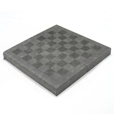 China Durable Zinc Alloy Foldable Chess Set with Customizable Logo - Metal Chessboard for Family-Friendly Game for sale