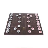 China Exquisite Modern Chinese Chess Set with MDF & Zinc-Alloy Pieces and Customized Logo for sale
