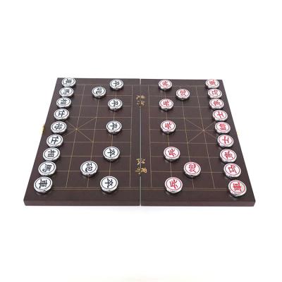 China Exquisite Modern Chinese Chess Set with MDF & Zinc-Alloy Pieces and Customized Logo for sale