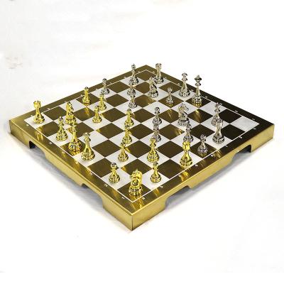 China Premium Custom High-Quality Zinc Alloy Metal Chess Set with Customizable Logo and Eco-Friendly Design for sale