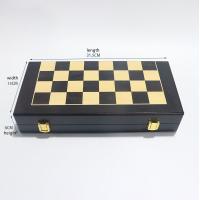 China Wholesale Custom Size Chess Set with Zinc-Alloy Material and Customized Logo Metal Chessboard for sale