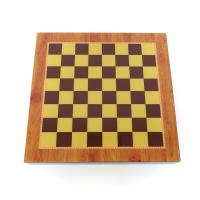 China Modern Style Wooden & Zinc-Alloy Chess Set with Customized Logo Chessboard for Chess Game for sale
