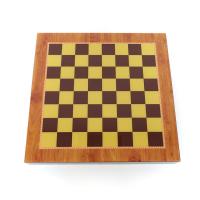China Modern Style Wooden & Zinc-Alloy Chess Set with Customized Logo Chessboard for Chess Game for sale