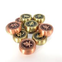 China Luxury Chinese Chess Set with Zinc-Alloy Chess Pieces and Customized Logo in 40*40*4.5cm Size for sale