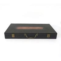 China Luxury Chinese Chess Set with Zinc-Alloy Chess Pieces and Customized Logo in 40*40*4.5cm Size for sale