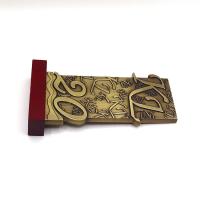 China Customized Logo Zinc Alloy Metal Trophy with Irregular Shape for Decoration and Commemorative Awards for sale