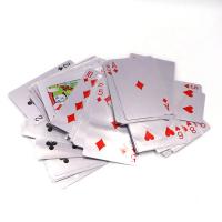 China Customized LOGO Durable Metal Playing Cards with Color Printing for Promotional Gifts for sale