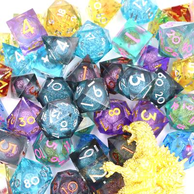China Factory Price 17mm D6-size Customizable Resin Dice for DND RPG Board Games for sale