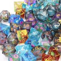 China Factory Price 17mm D6-size Customizable Resin Dice for DND RPG Board Games for sale