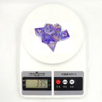 China Factory Price 17mm D6-size Customizable Resin Dice for DND RPG Board Games for sale