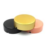 China Round Aluminum Alloy Metal Ashtray with Multi-Color Matte Finish and Side Notches for Home Bar Hotel for sale