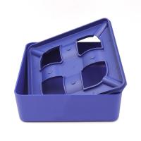 China Square Matte Aluminum Alloy Metal Ashtray with Multi-Slot Design for Modern Decorative Storage in Home and Bars for sale
