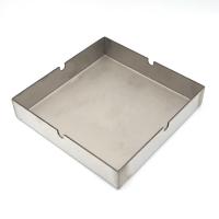China Stainless Steel Metal Ashtray with Polished Surface and Large Capacity for Bar Hotel KTV Household for sale