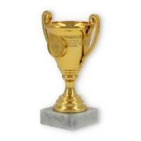 China 18 Inches Height Metal Trophy with Matte Finish and Marble Base for Cultural Awards and Community Recognition for sale