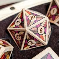 China Matte Finish Archaize Dice with Engraved Numbers and Antique Gold for Tabletop RPGs and Board Games for sale