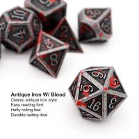 China Lightweight Archaize Dice with Engraved Numbers and Vintage Look for Board Games for sale