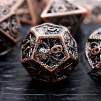 China Lightweight High Durability Archaize Dice with Engraved Numbers for Tabletop Games for sale